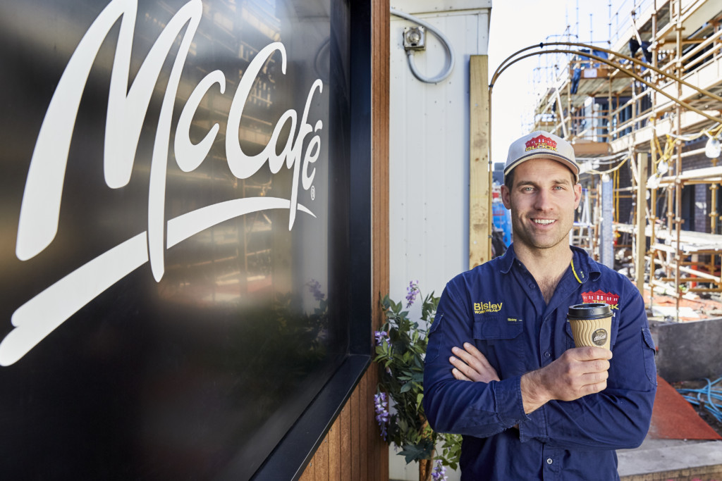 McCafe integration with The Block - Nine for Brands