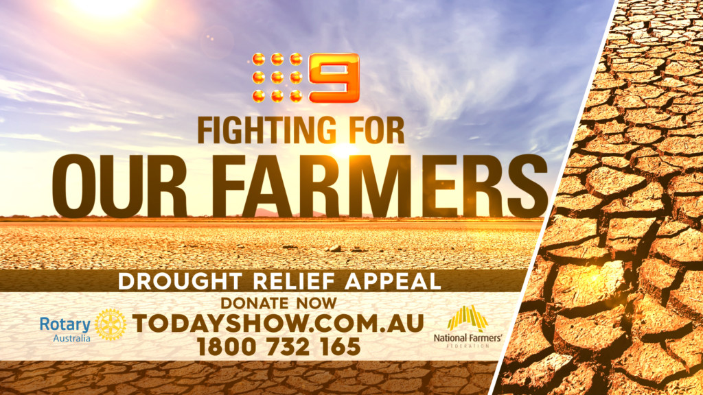 Drought Relief Appeal Tops $3 million - Nine for Brands