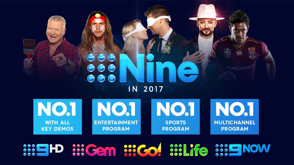 Nine in 2017: Only Network to Grow Share Across All Demos and Total ...