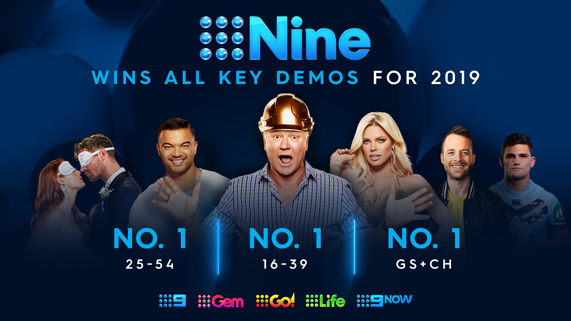 Nine Wins All Key Demos for 2019 - Nine for Brands