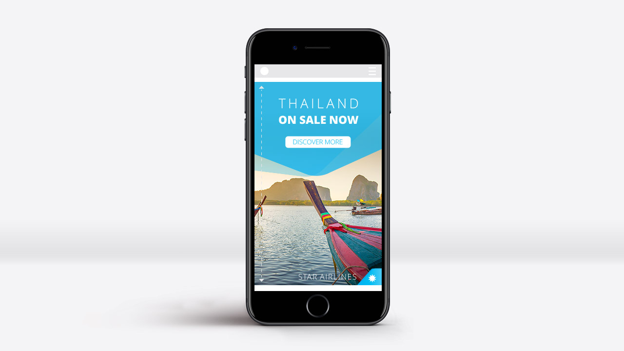 Smartphone Interscroller - Nine for Brands