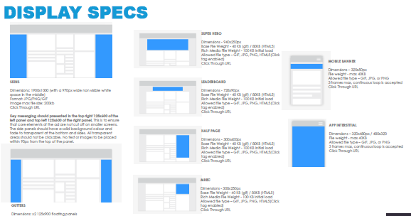 Radio Display Spec - Nine for Brands