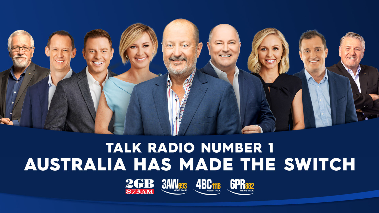 Talk Radio Number 1: Australia has made the switch - Nine for Brands