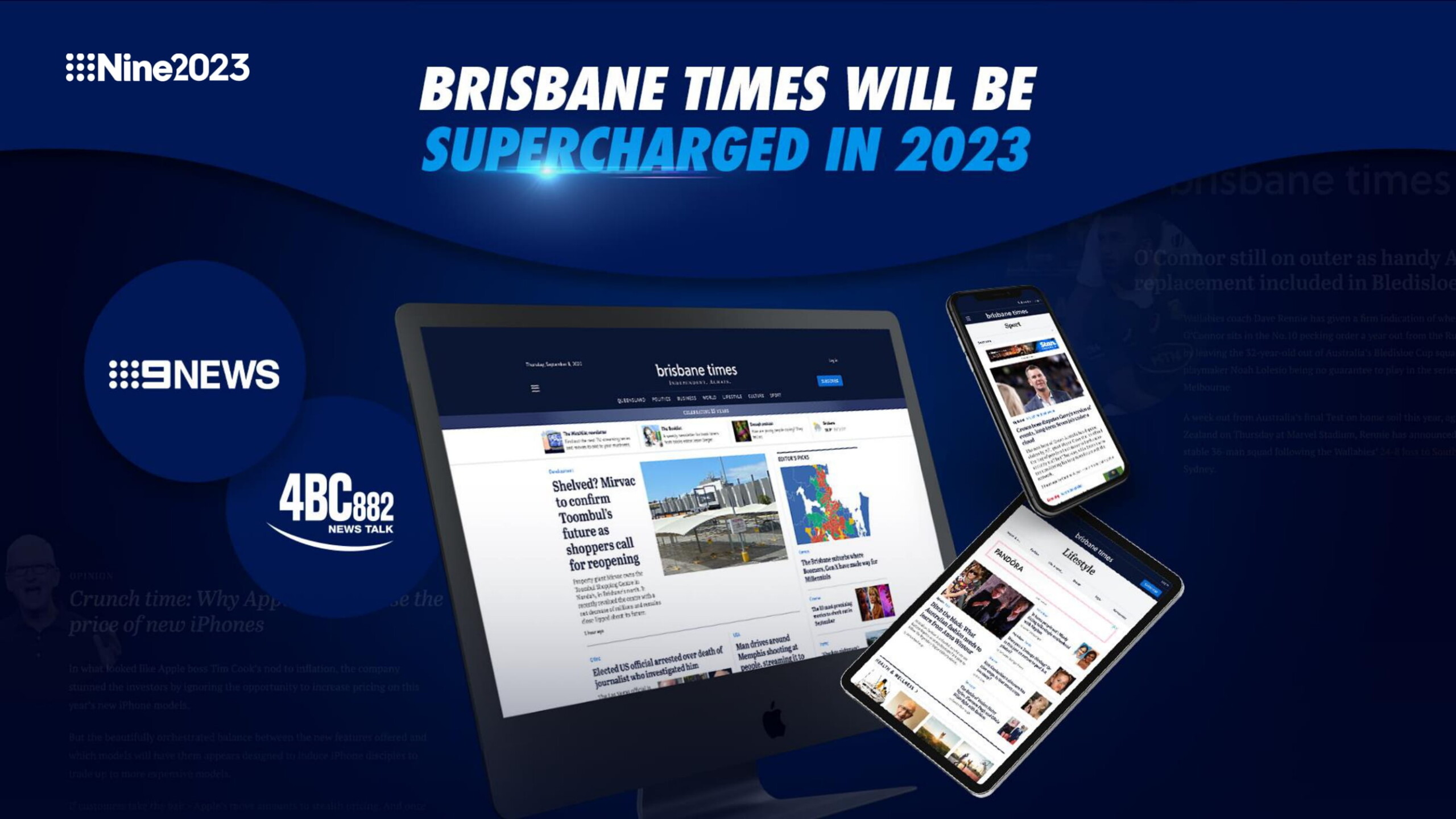 Nine announces investment in Brisbane Times masthead - Nine for Brands