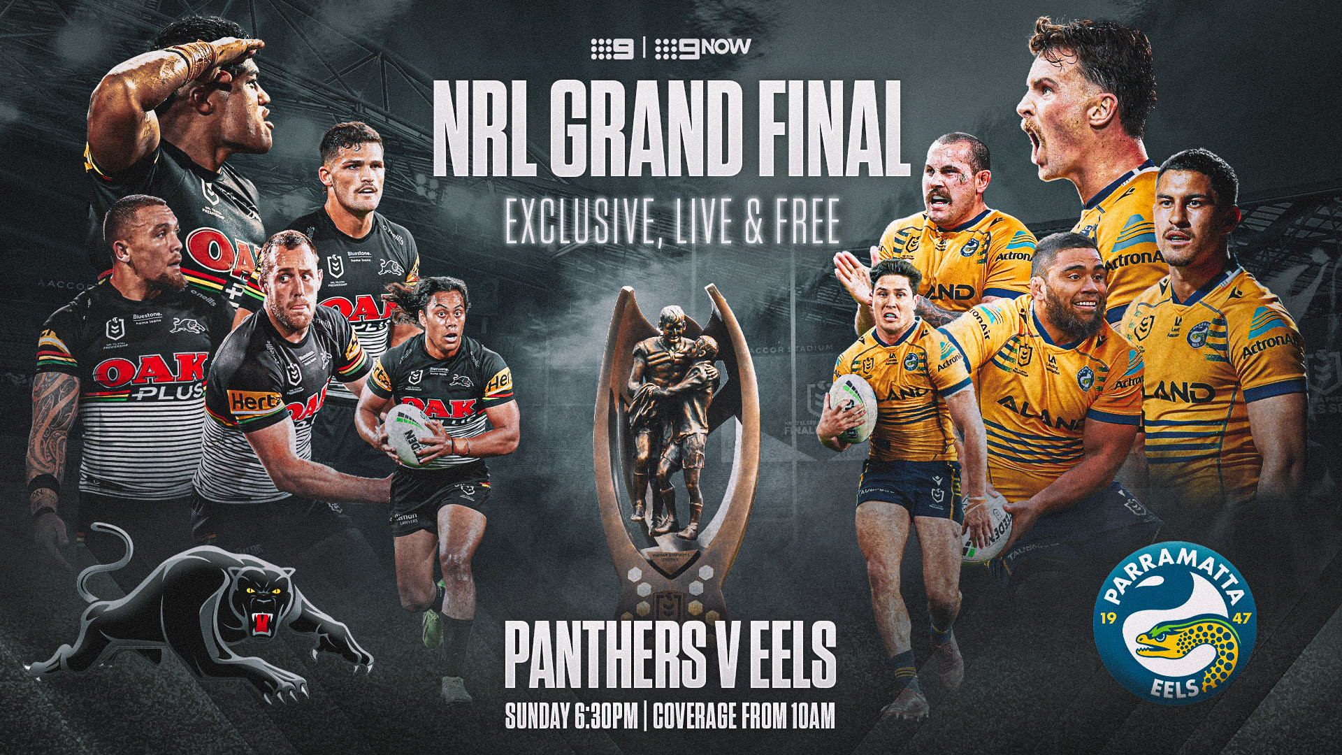 NRL Grand Final exclusive, live and free on Channel 9 and 9Now - Nine ...