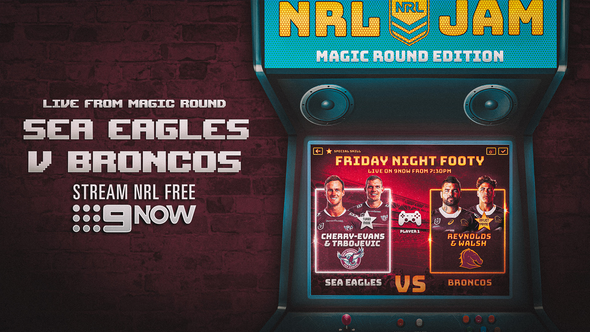 Saturday night footy lights up Magic Round on Nine - Nine for Brands