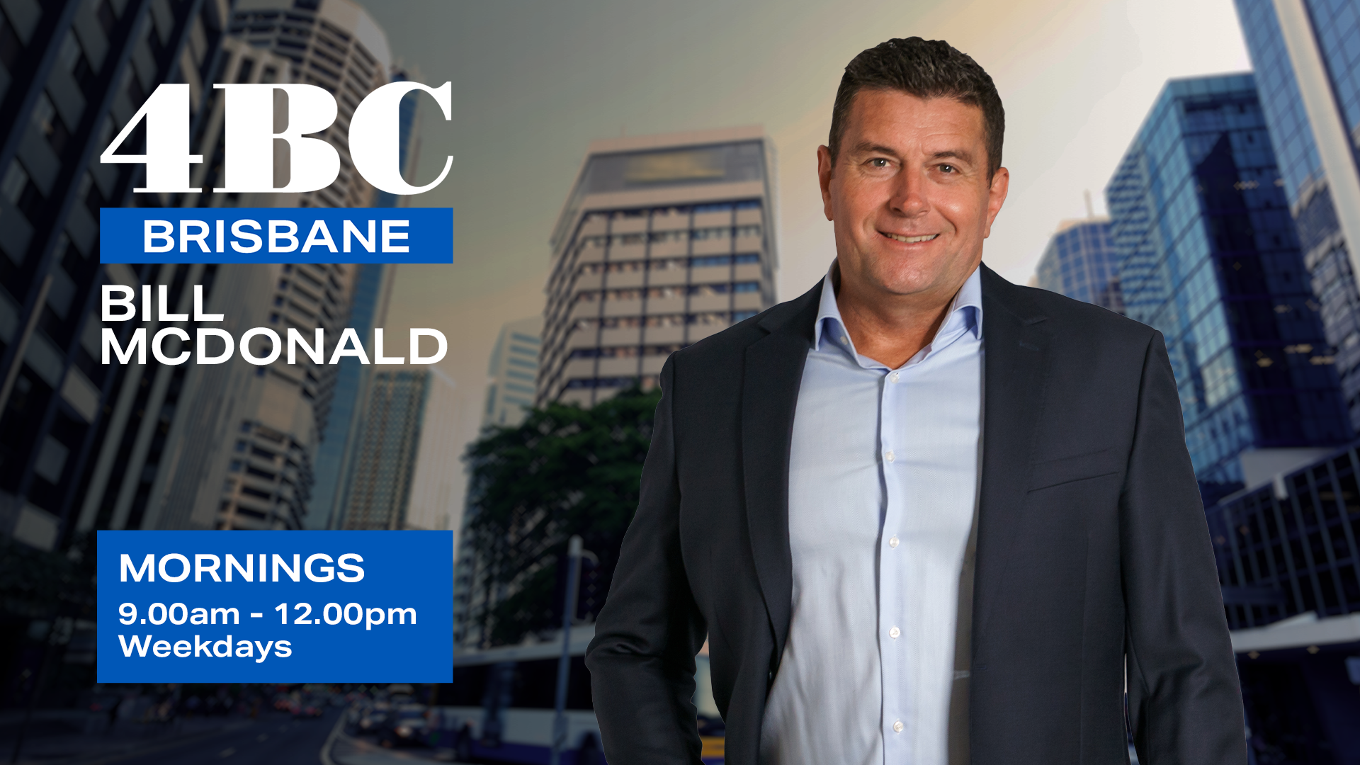 Bill McDonald to host 4BC Mornings: exclusively live and local in ...