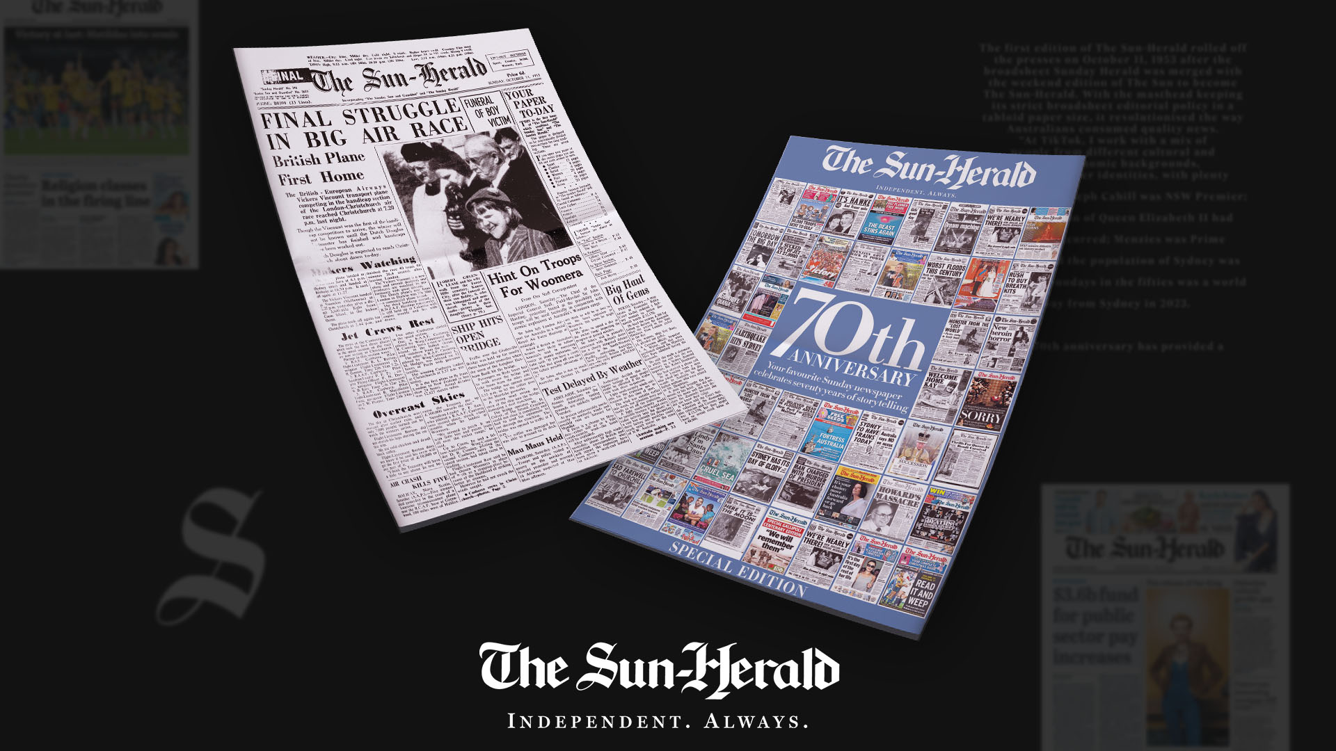 The Sun Herald celebrates 70 years of informing and entertaining ...