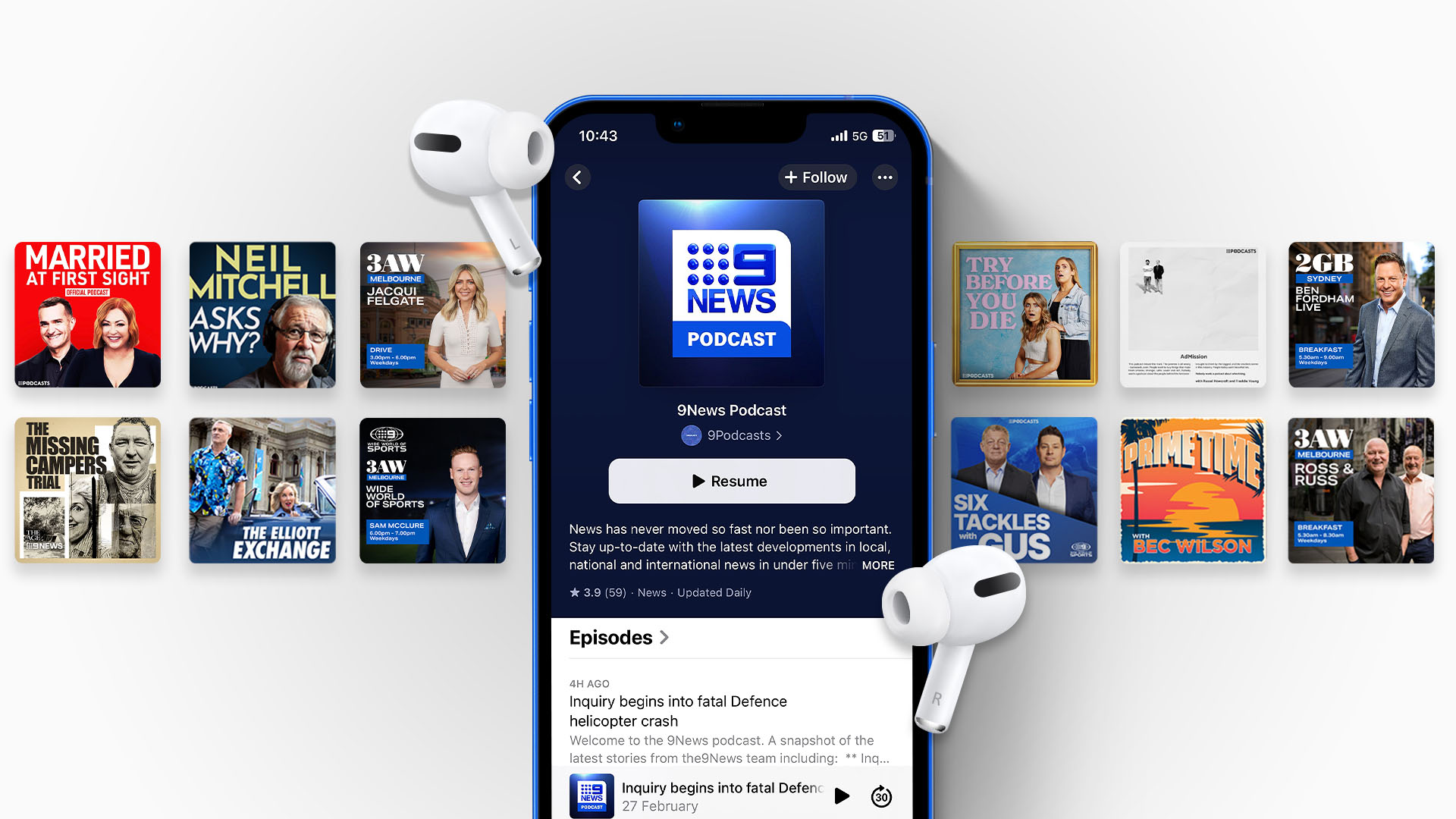 9Podcasts boosts listenership in 2024 - Nine for Brands