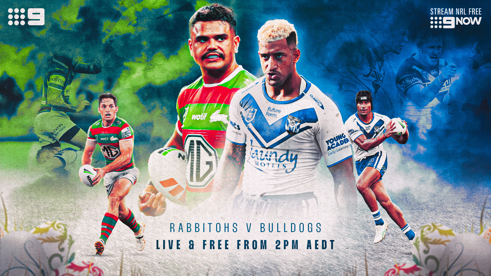 East vs West and the QLD derby in 4 game Easter NRL treat on Channel 9 ...