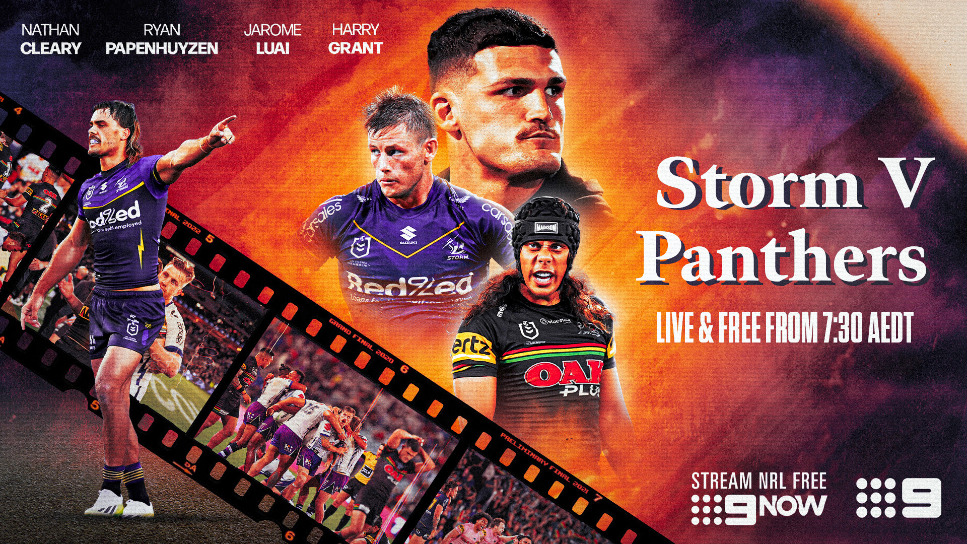 NRL Round 1 continues with three huge games live and free on Channel 9 ...