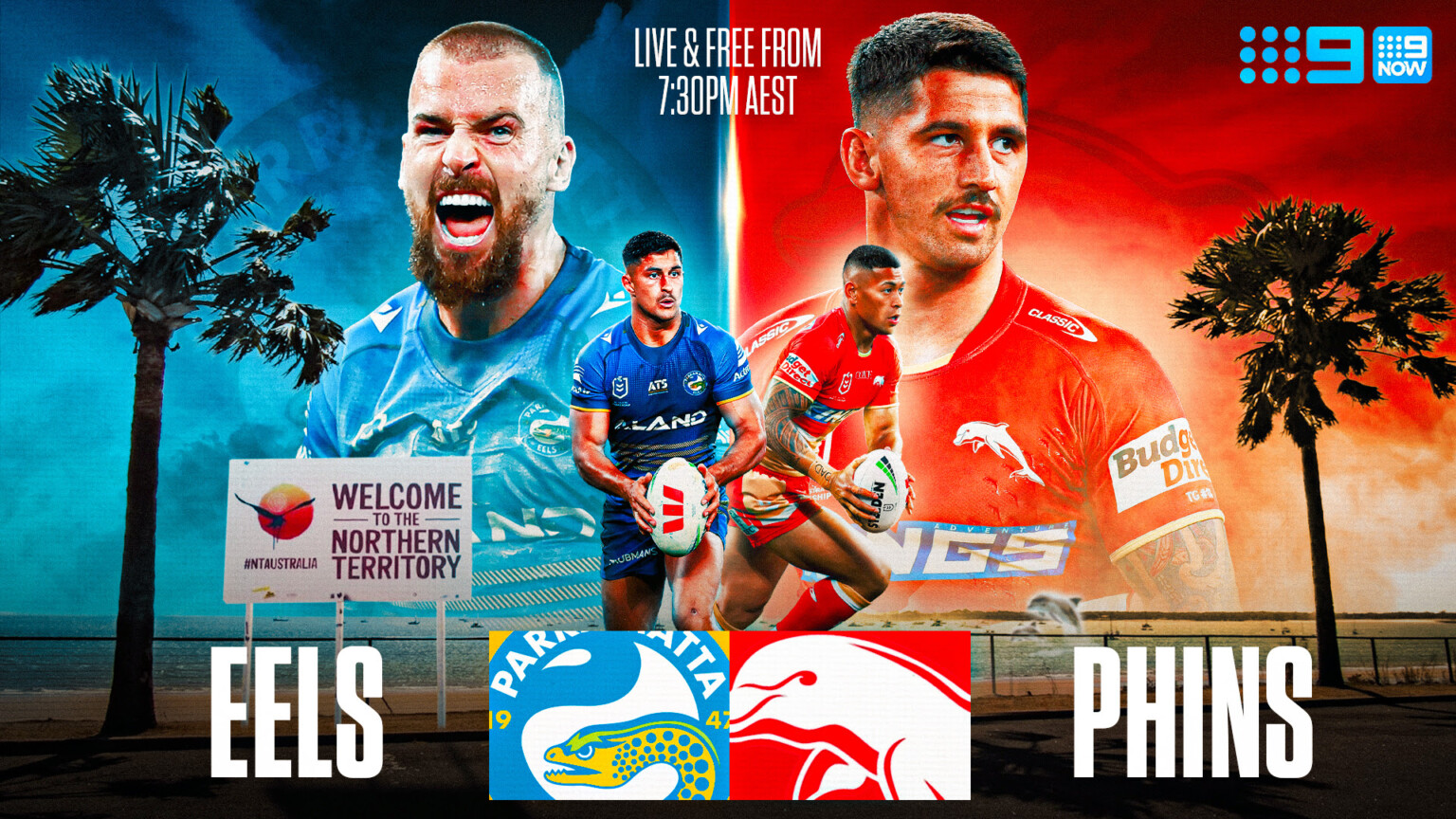 Roosters v Storm in Thursday night footy on Nine - Nine for Brands