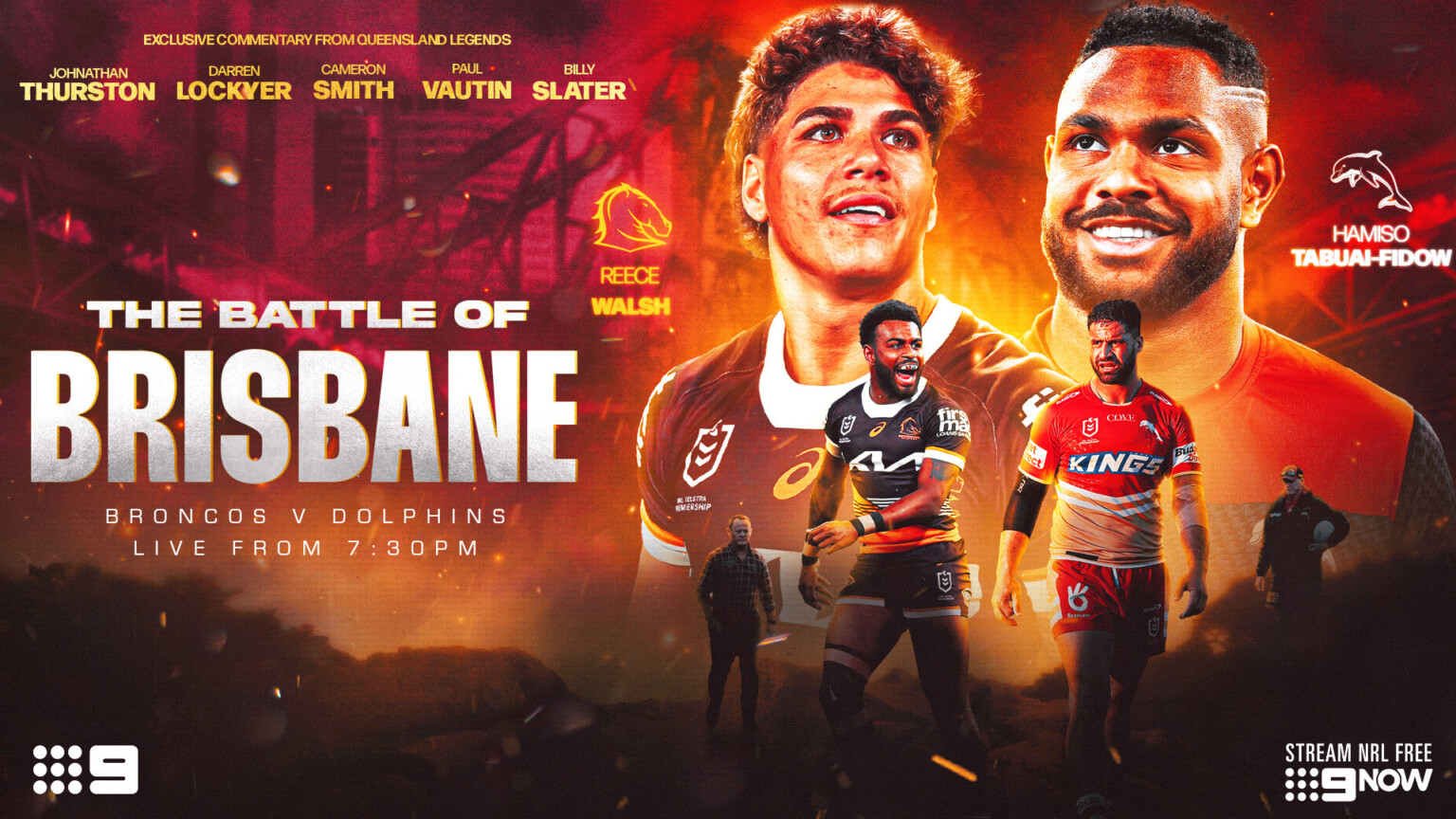 Battle of Brisbane - Friday night on Nine - Nine for Brands