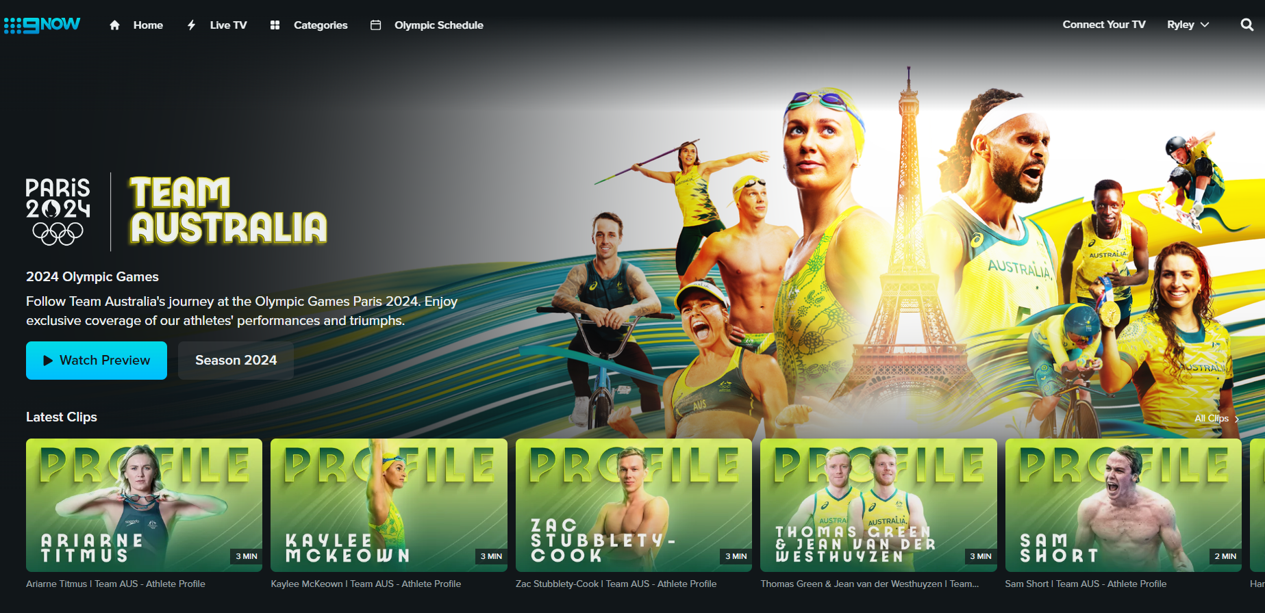 9Now revamps platform for ultimate Paris 2024 Olympic coverage - Nine ...