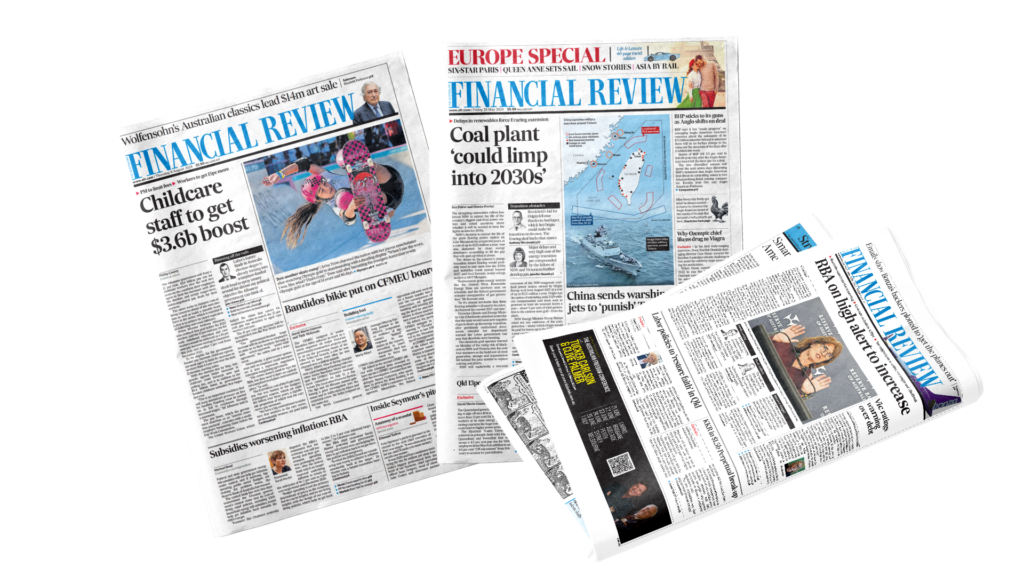 The Australian Financial Review 2024 - Nine for Brands