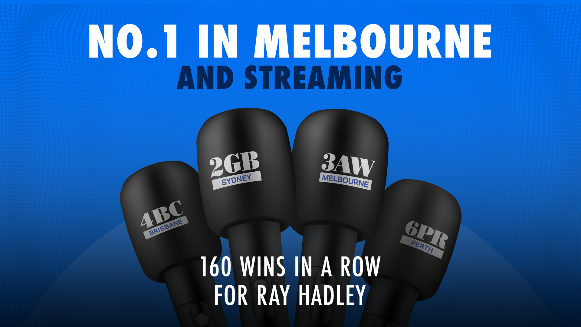 Nine Radio No.1 Melbourne, No.1 streaming nationally and 160 in a row ...