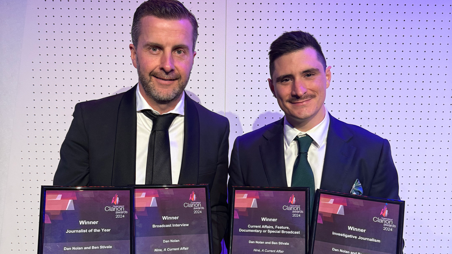 Dan Nolan & Ben Stivala honoured as joint journalists of the year ...