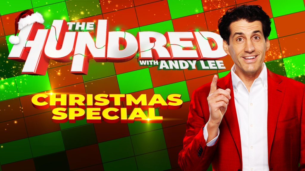 Andy Lee welcomes surprise guest to The Hundred Christmas Special ...