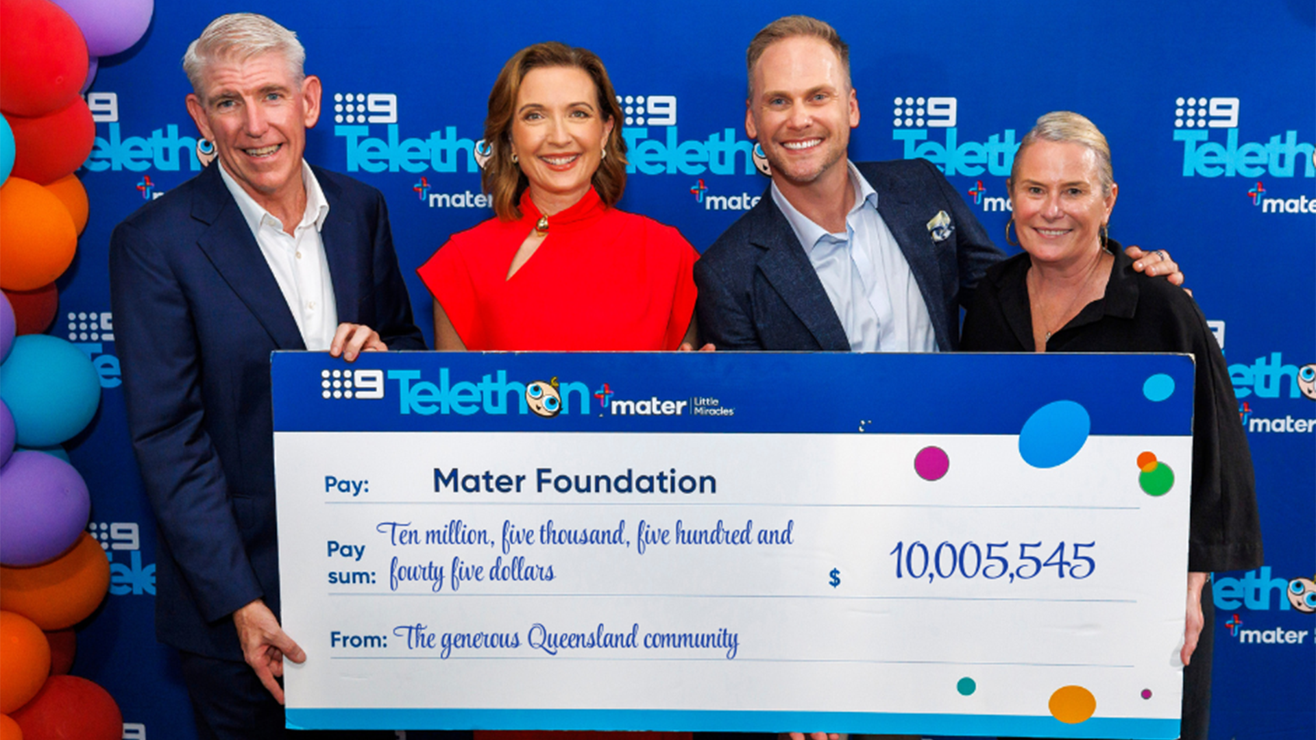 2025 Nine Telethon raises $10,005,545 for Mater Little Miracles - Nine for Brands
