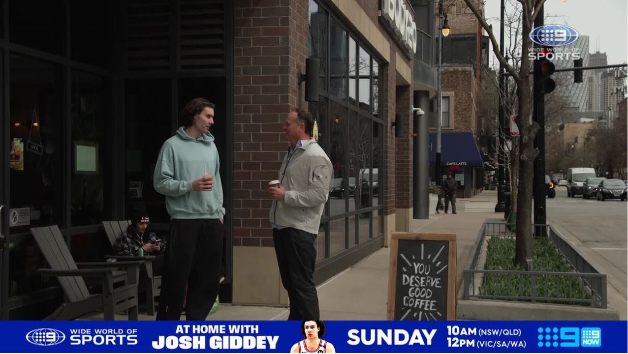 At Home with Josh Giddey Wide World of Sports exclusive - Nine for Brands
