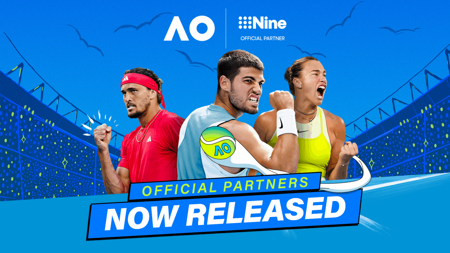 Nine Serves up a Grand Slam Line-up of Partners and Sponsors for ...